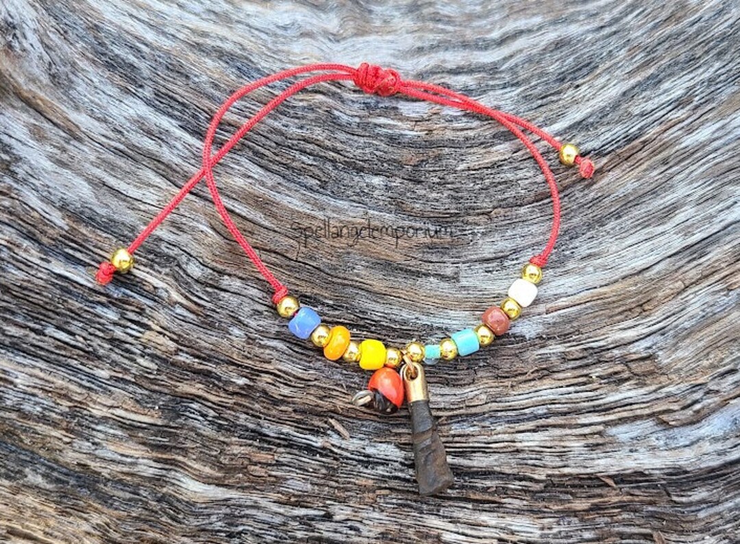 7 African Powers Azabache Hand Adjustable Bracelet ~ Pulso De Mano De ...