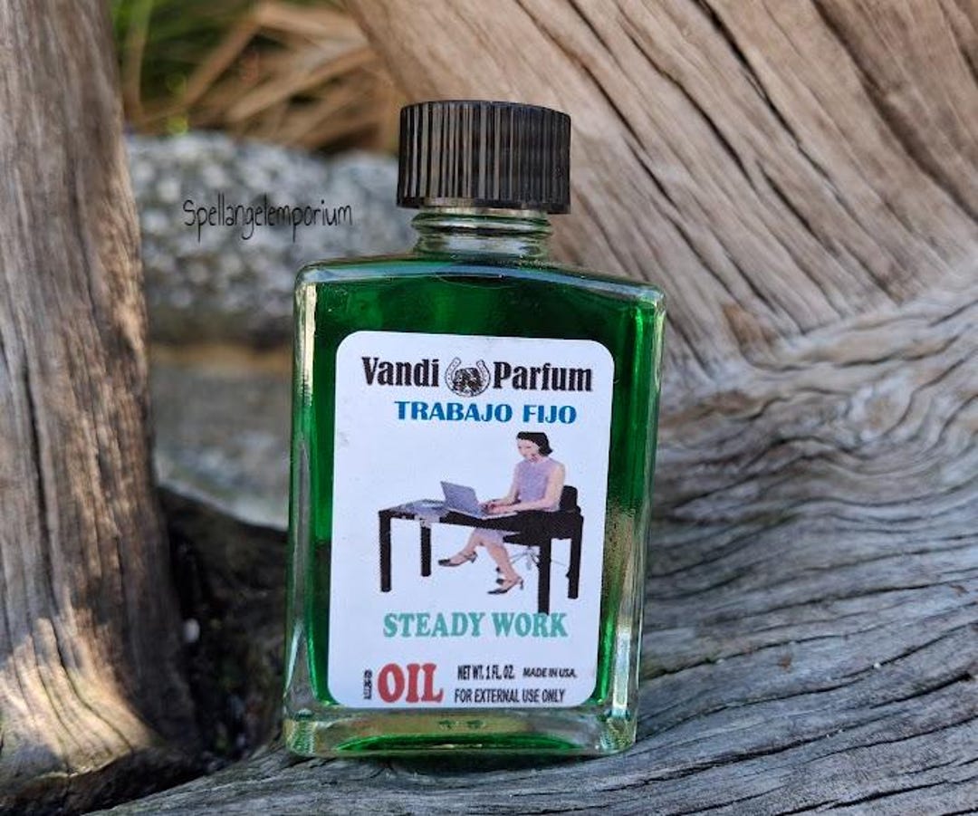 Steady Work Scented Oil ~ Aceite Trabajo Fijo ~ Spiritual Oil ~ Aceite ...