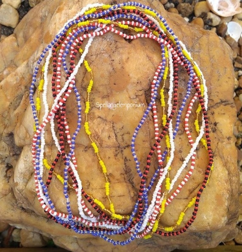 Sacred Blessed and Fed Eleke Necklace Set of 5 Chango Elegua | Etsy