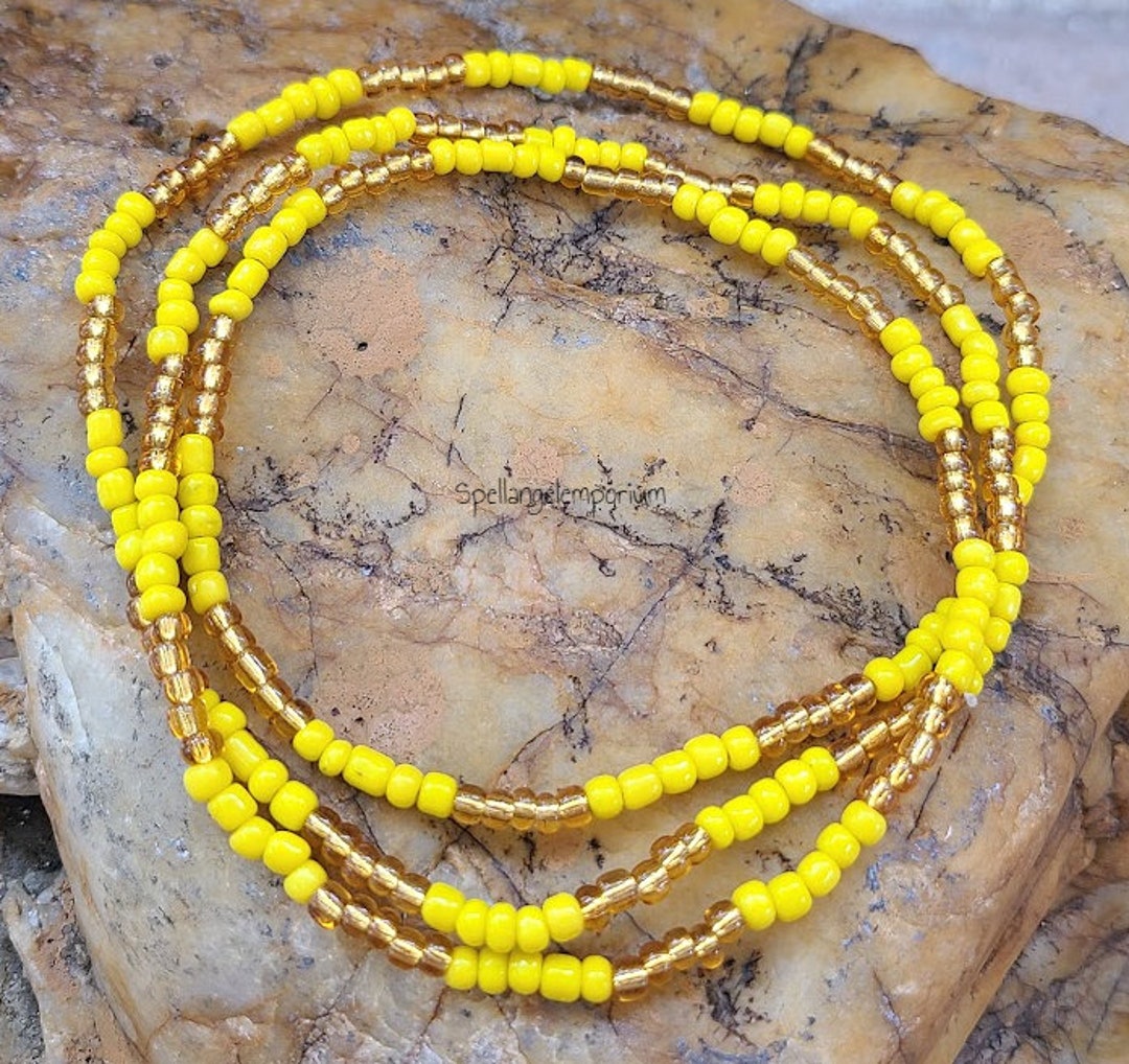 Ochun Blessed Eleke Necklace ~ Collar De Ochun Bendecido ~ Eleke Oshun ...