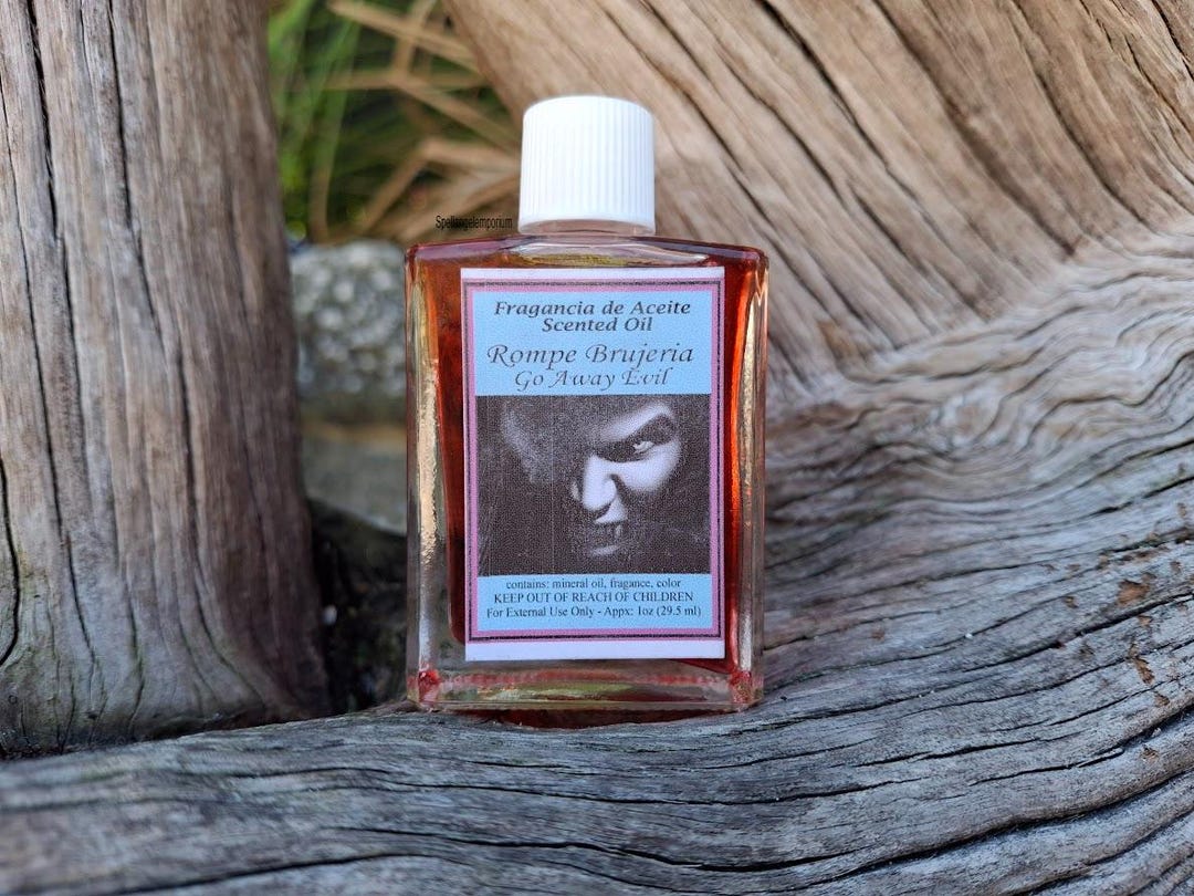 Go Away Evil Scented Oil ~ Aceite Romepe Brujeria ~ Spiritual Oil ...