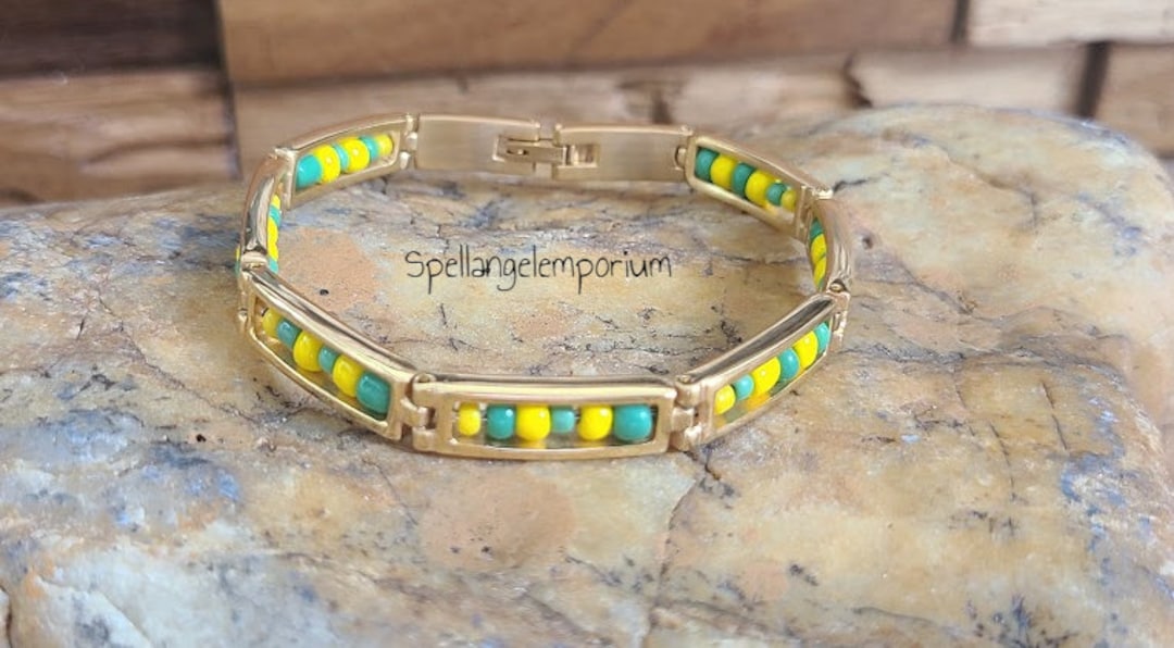 Orula Blessed Stainless Steel Gold Filled Ilde Bracelet ~ Ilde De Orula ...