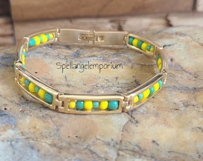 Orula Blessed Stainless Steel Gold Filled Ilde Bracelet ~ Ilde De Orula ...