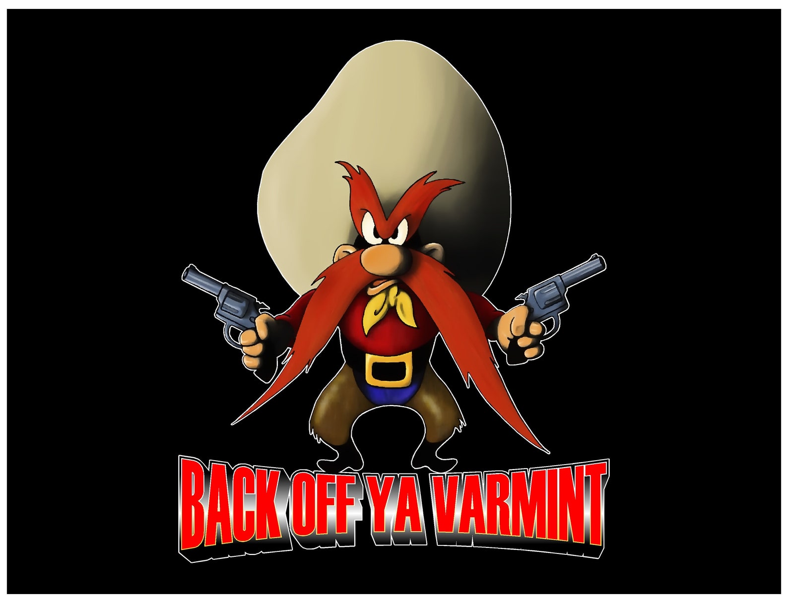 Yosemite Sam Back Off Sticker BACK OFF Yosemite Sam Decal | Etsy