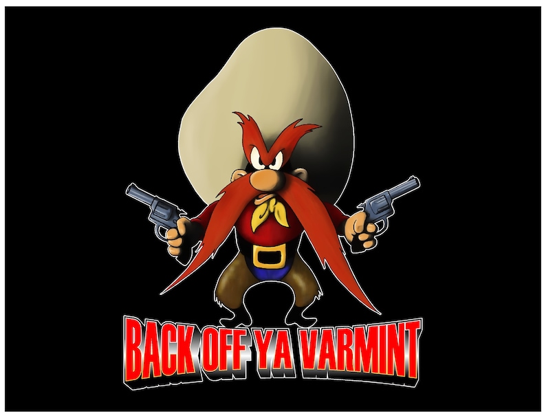 Yosemite Sam Back Off Sticker BACK OFF Yosemite Sam Decal | Etsy