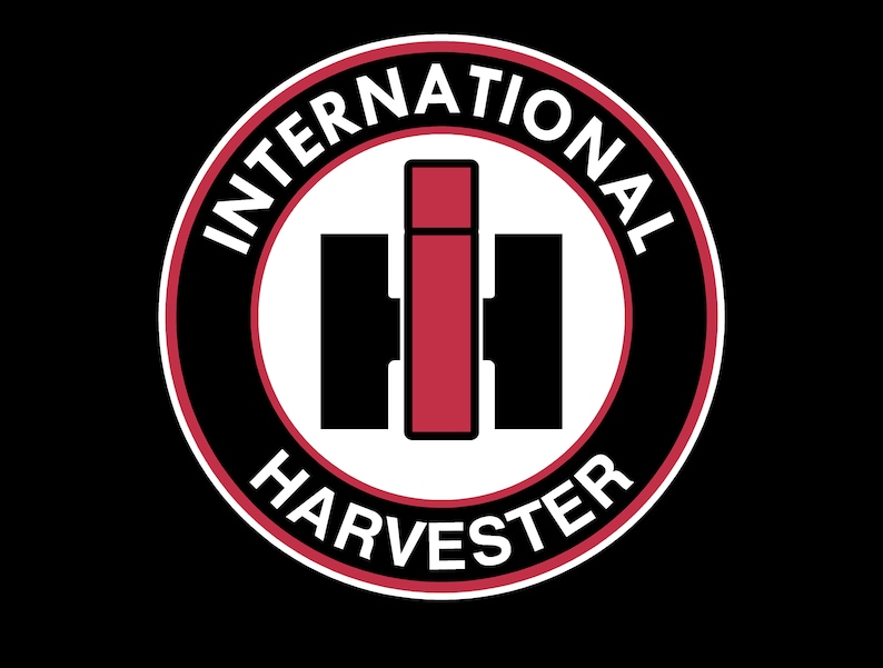 International Harvester Round Emblem Sticker Decal | Etsy