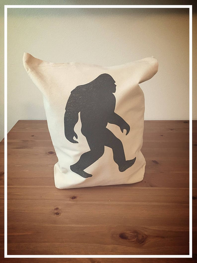 Reusable Shopping Bag, Bigfoot Bag, 13"x15.5"x4", Grocery Bag, Farmer's ...