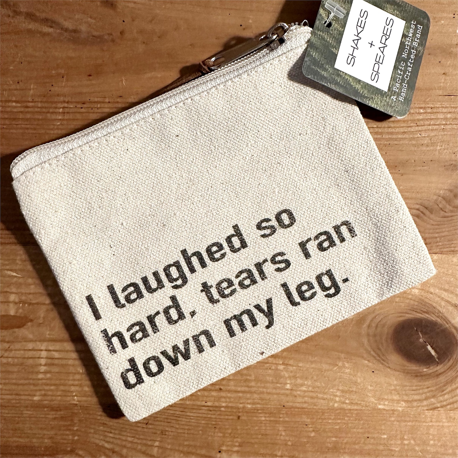 Mini Humor Pouch - Tears, 5.5"x4.5, Coin Purse, Wallet, Rustic, Zipper ...