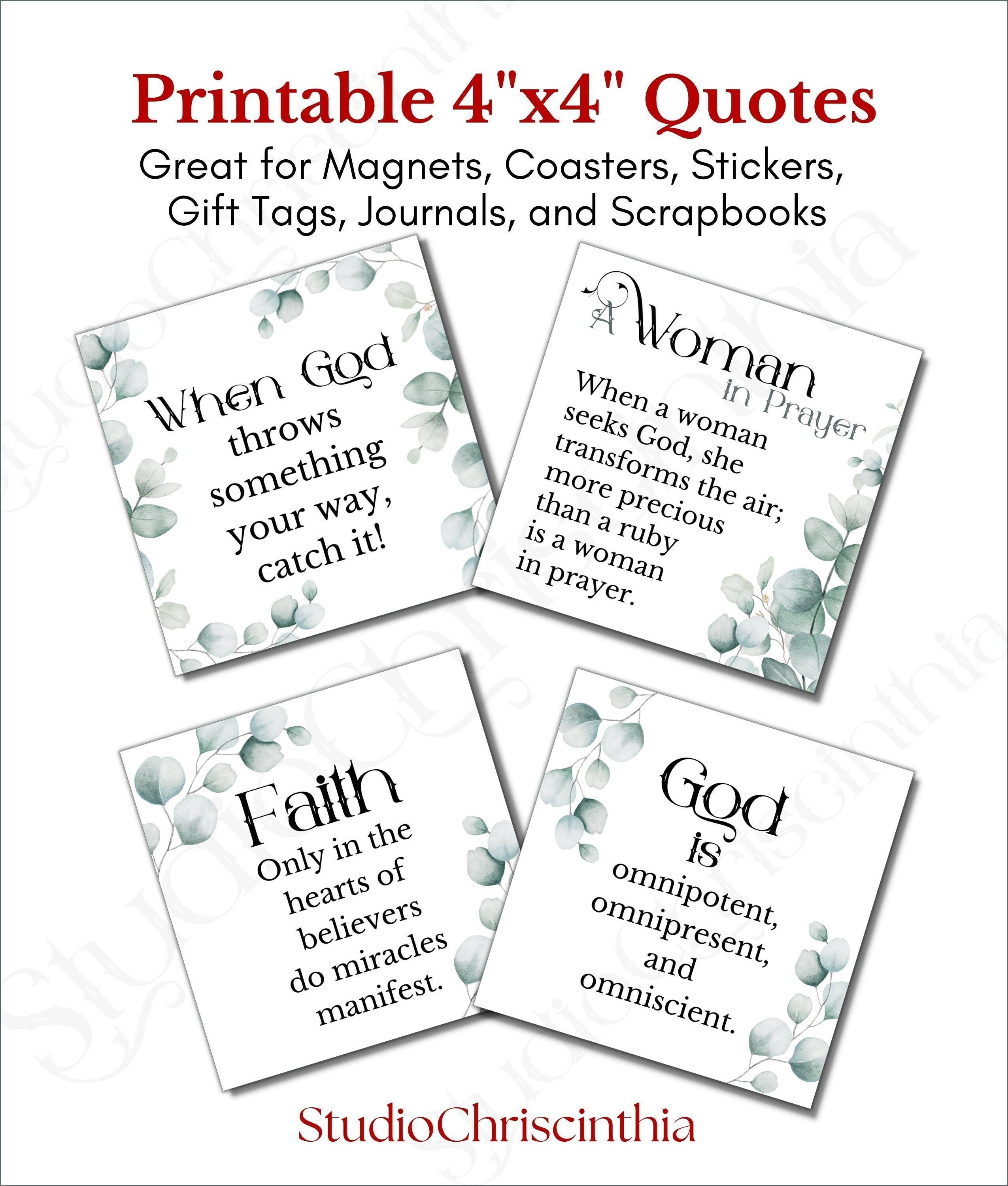 4x4 Inch Printable Images Quotes Instant Download Collage - Etsy Australia