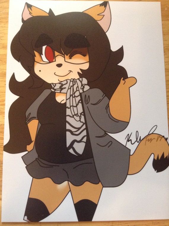 Sassy Chibi Kami Print - Etsy