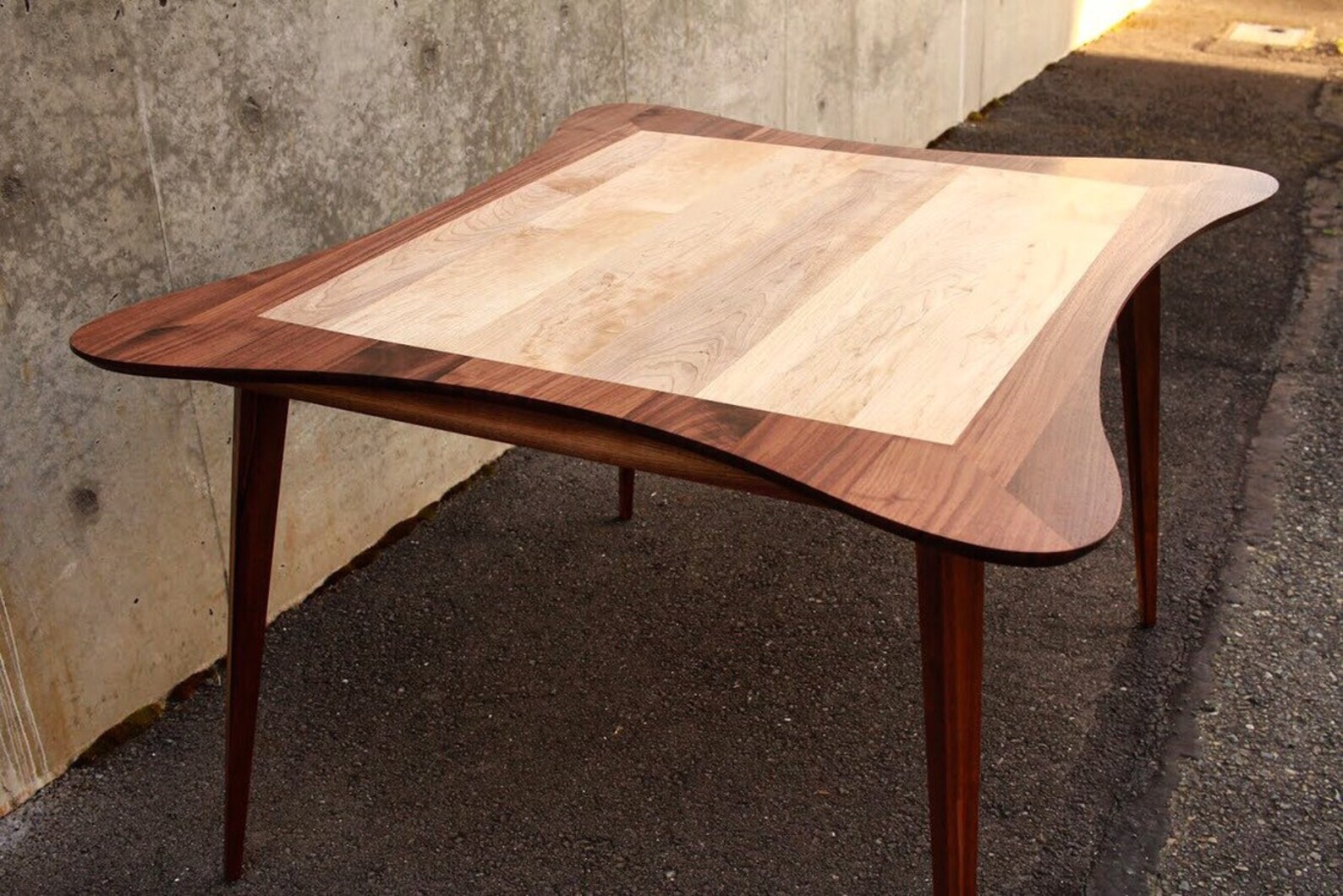 Card Gaming Table Mid-century Modern Card Table Modern Board | Etsy