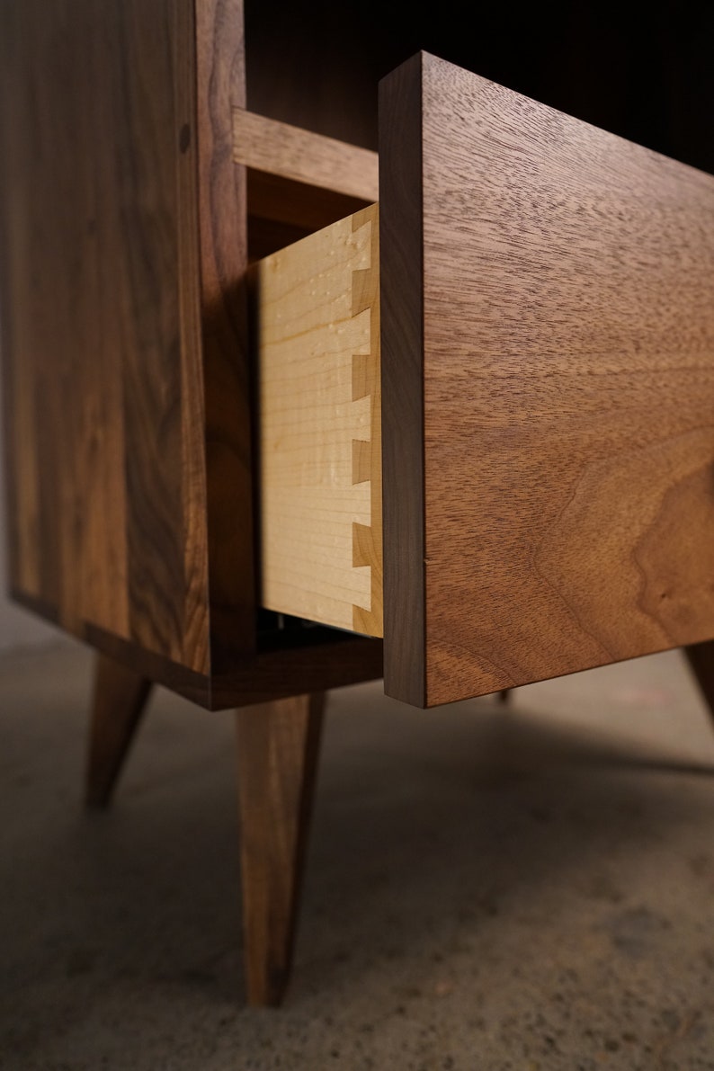 Halfstack Bookcase 43h Modern Storage Mid-century | Etsy