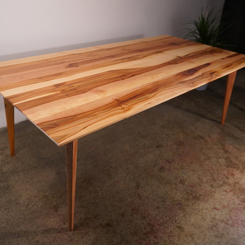 Solid Wood Dining Table - Etsy