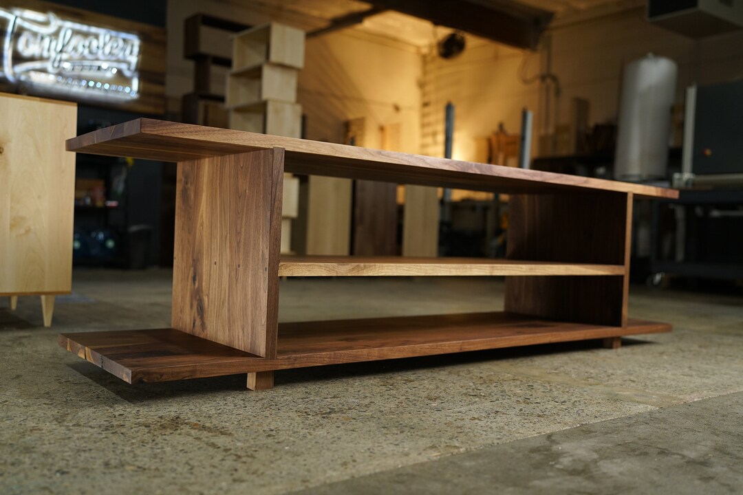 Saki Console Table Solid Wood Modern Table Domestic Hardwood - Etsy