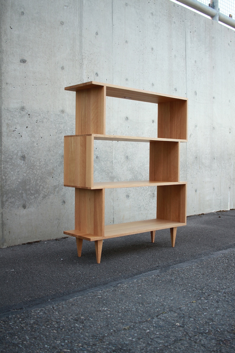 4-tier OFFSTACK Bookcase 49h Modern Vinyl LP Storage | Etsy