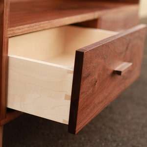 Halfstack Bookcase - Double Wide, 44"w, Mid Century Bookshelf, Modern ...