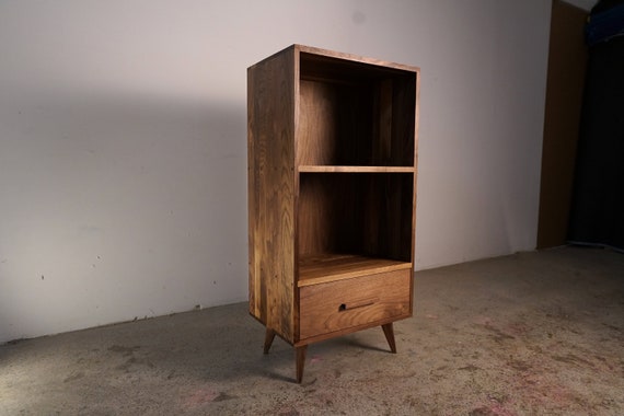 Halfstack Bookcase 43h Modern Storage Mid-century | Etsy