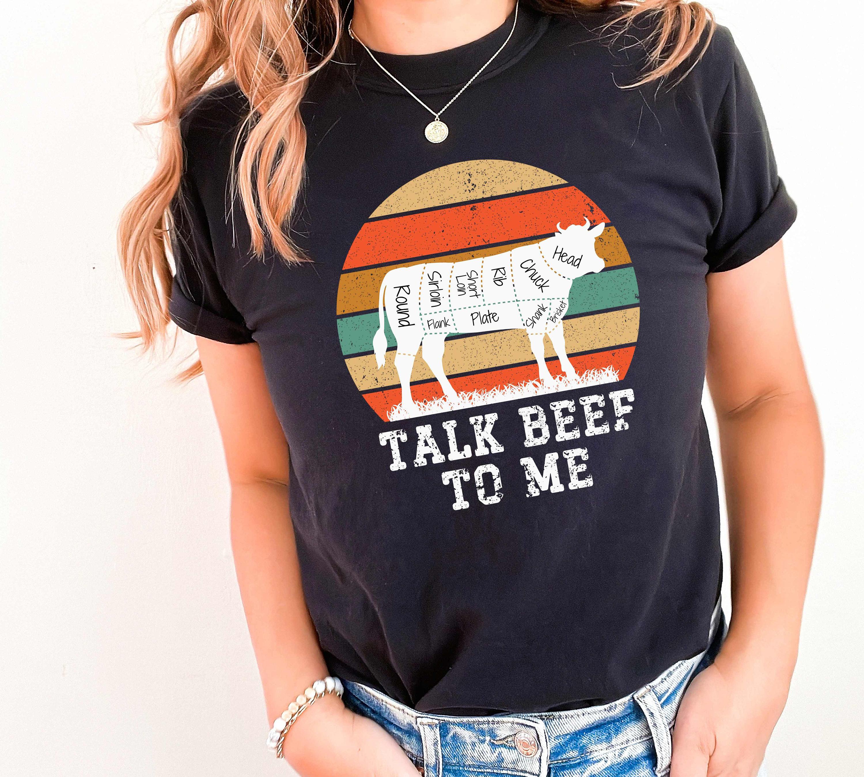 Cow Shirt Eat Beef Shirt Eat Beef Tshirt Farmer Shirt - Etsy