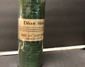 Moss Green Deco Mesh - Etsy