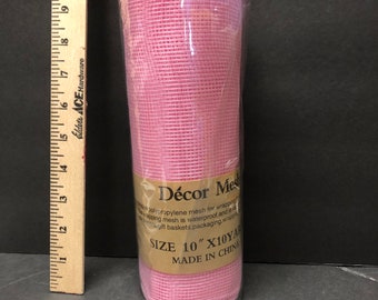 Pink Deco Mesh - Etsy