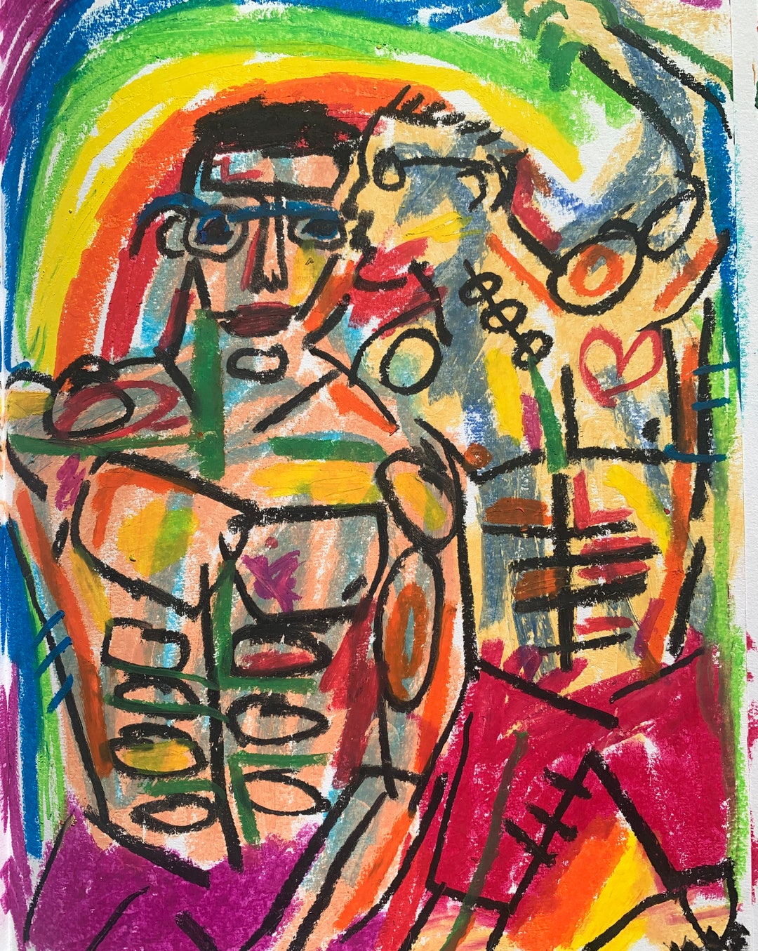 Pride / Original Drawing / Gay Pride Wall Art / Queer Art Print ...