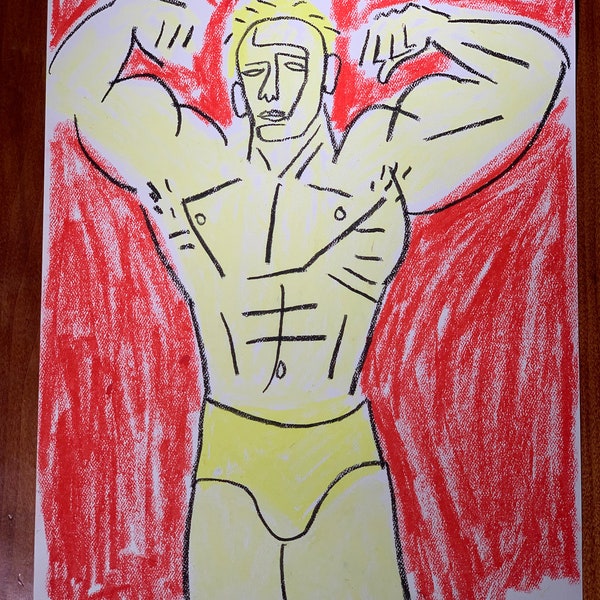 Beefcake Art Print Etsy