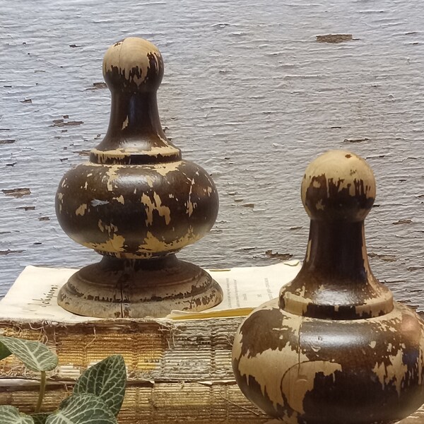 Wood Finials - Etsy