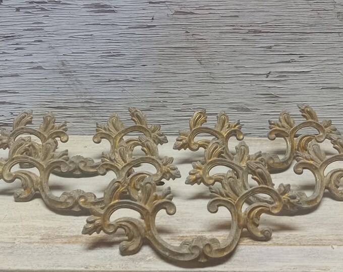 5 French Provincial, French Country Farmhouse Drawer Pulls, Fixerupper ...
