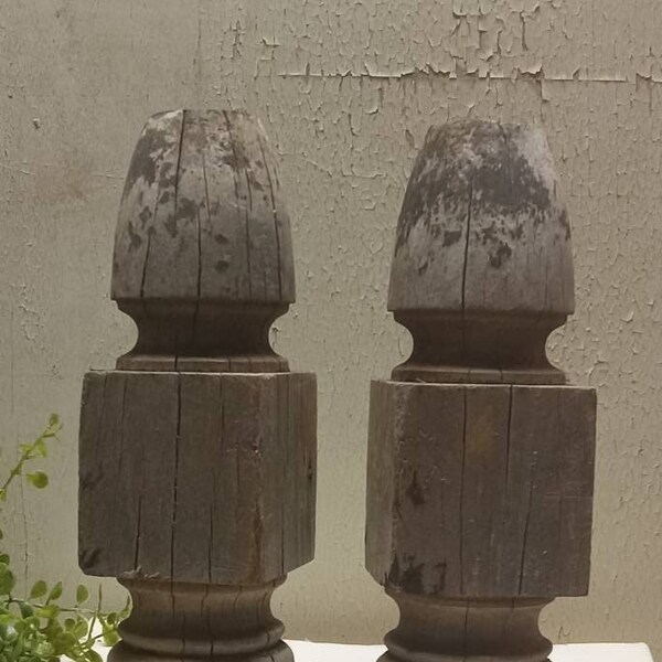 Wood Finials - Etsy
