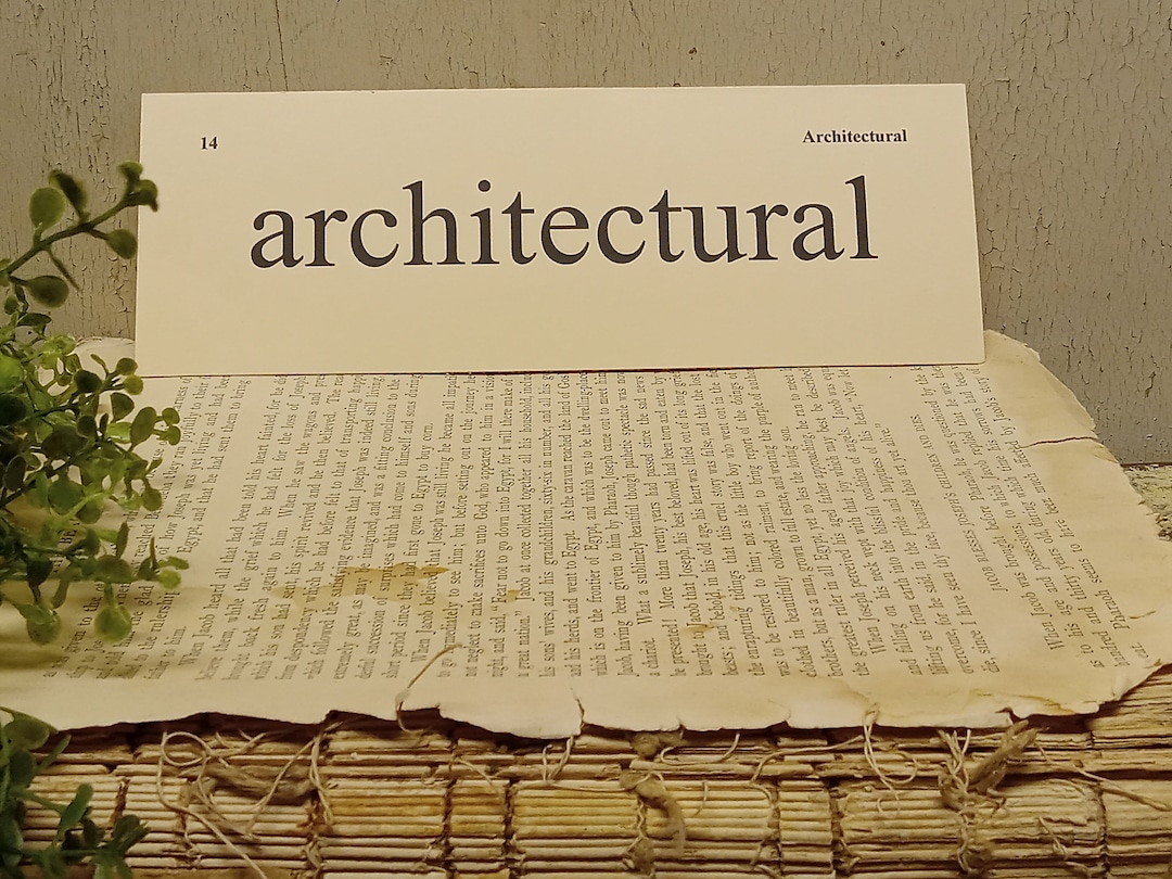One Vintage Inspired Flash Card, Architectural Flash Card, Fall Flash ...