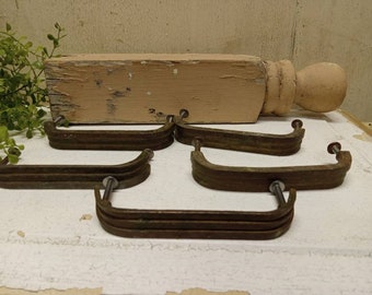 4 Large Antique Dresser Pulls, Vintage Farmhouse Fixerupper Dresser ...