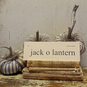 One Vintage Inspired Fall Flash Card, Fall Flash Card, Flash Card ...