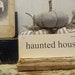 Vintage Inspired Haunted House Flash Card - Fall Decor - Etsy