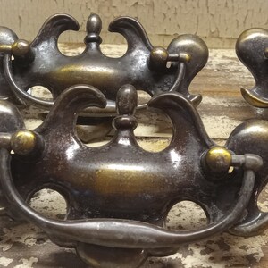 4 Colonial Drawer Pulls, French Country Farmhouse Drawer Pulls ...