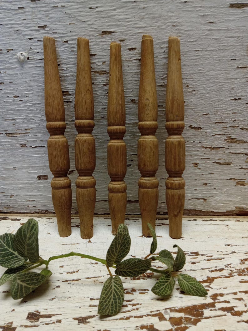 Salvaged Wood Spindle: Rustic Farmhouse Furniture Fragment - Etsy