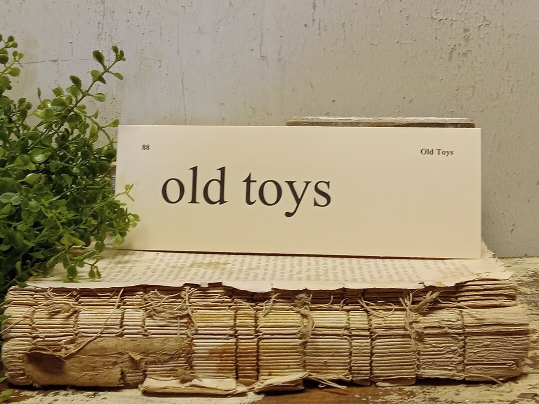 One Vintage Inspired Flash Card, Old Toys Flash Card, Fall Flash Card ...