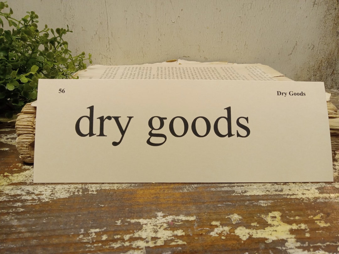 One Vintage Inspired Flash Card, Dry Good Flash Card, Fall Flash Card ...