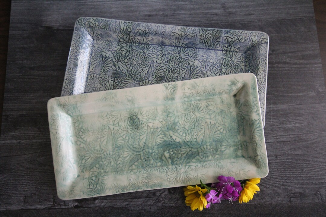 Textured Rectangular Platters - Etsy