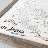 Push Pin North America - Push Pin USA - Personalized Travel Map ...