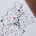 Push Pin Map, Personalized Travel Map, USA, United States, Second ...