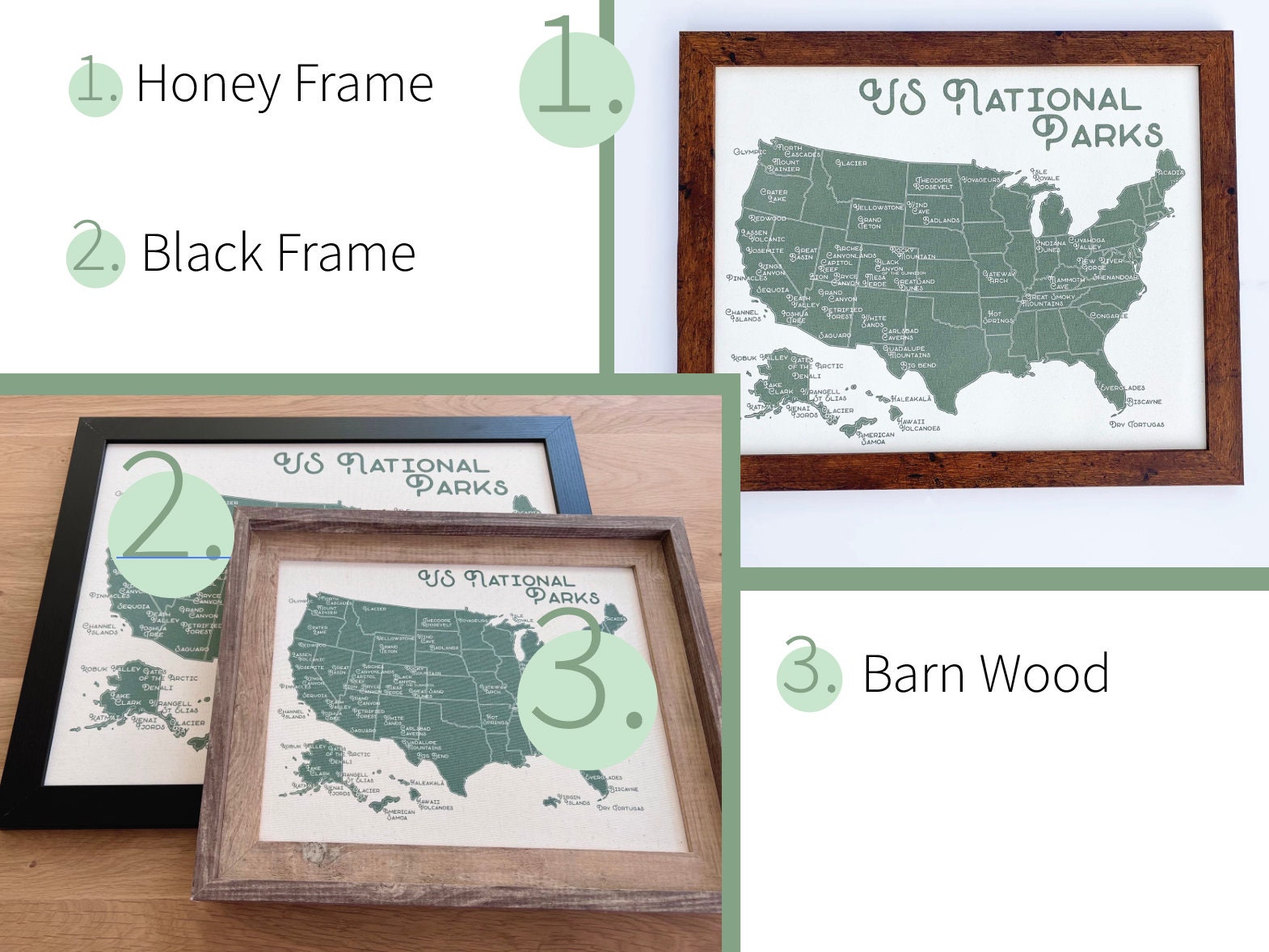 West Virginia State Park Push Pin Map, Wooden Tree Pins, Custom Wedding ...