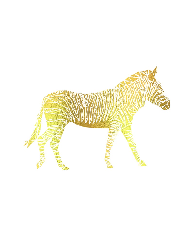 Gold Safari Nursery Decor PRINTABLE Animal Nursery Style Wall - Etsy
