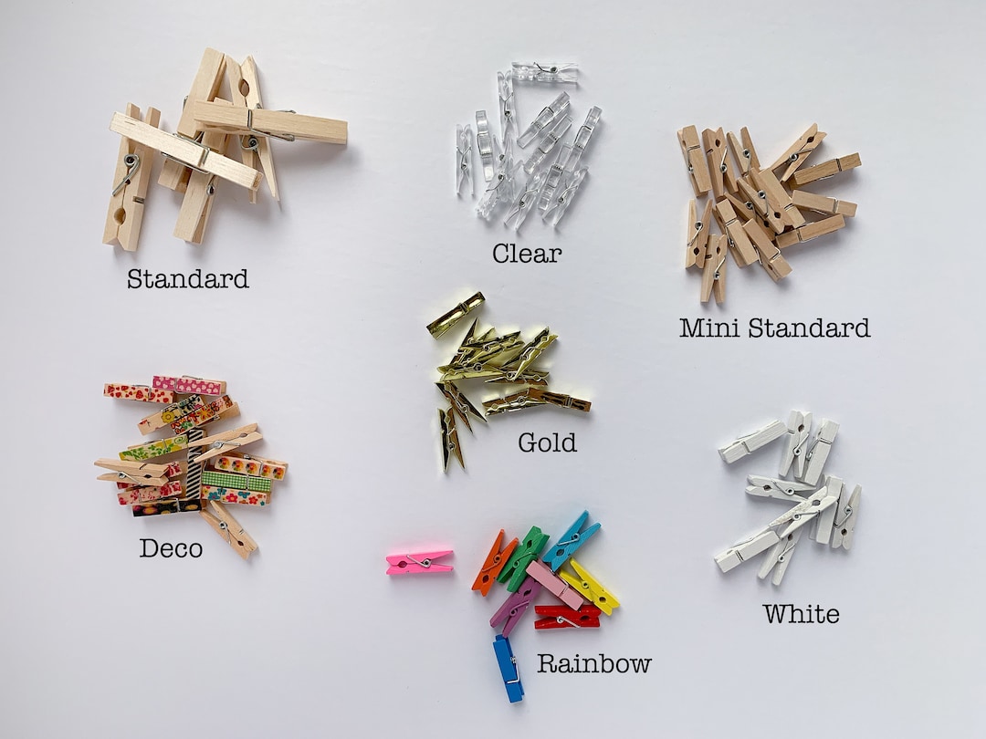 Decorative Clothes Pins: Photo & Party Decor Clips - Etsy