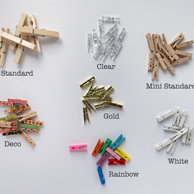 Wooden Clothes Pins - Etsy