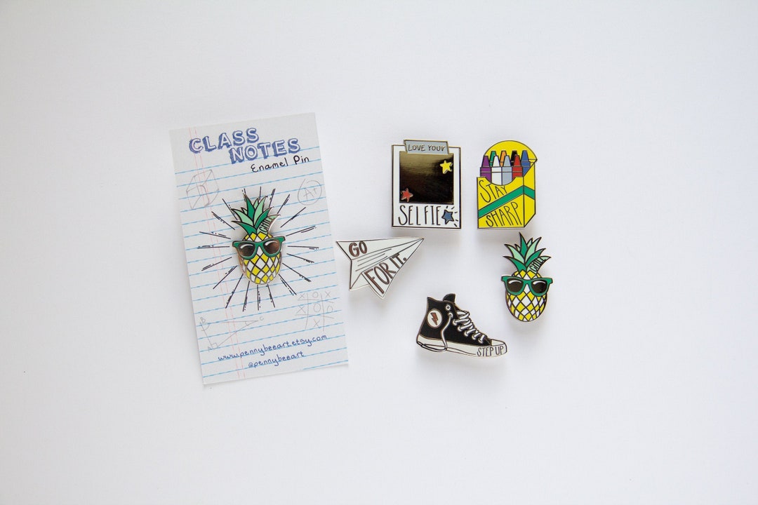 SECONDS Enamel Pin Collection, Fun Enamel Pin, Cute Enamel Pin ...