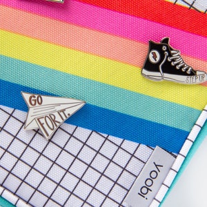 Motivational Enamel Pin Set Fun Enamel Pins Back to School - Etsy