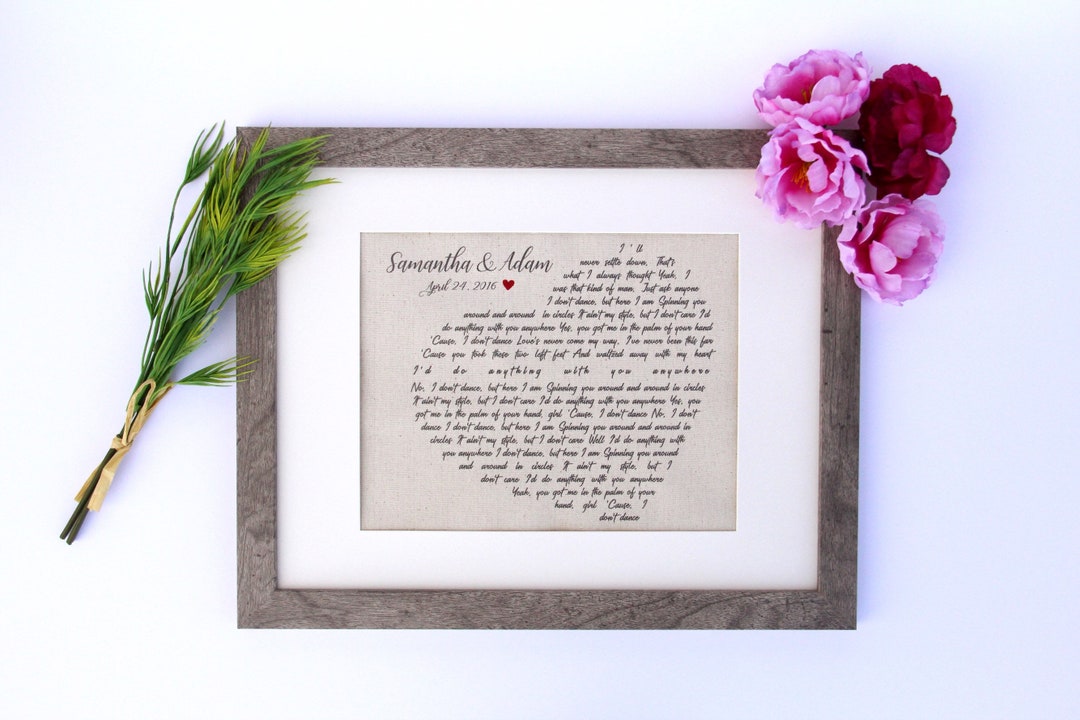 Personalized Wedding Vows, Wedding Vows Canvas Art, Wedding Vows ...
