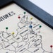 USA Map With Push Pins to Track Travels, Our Adventures Travel Map ...