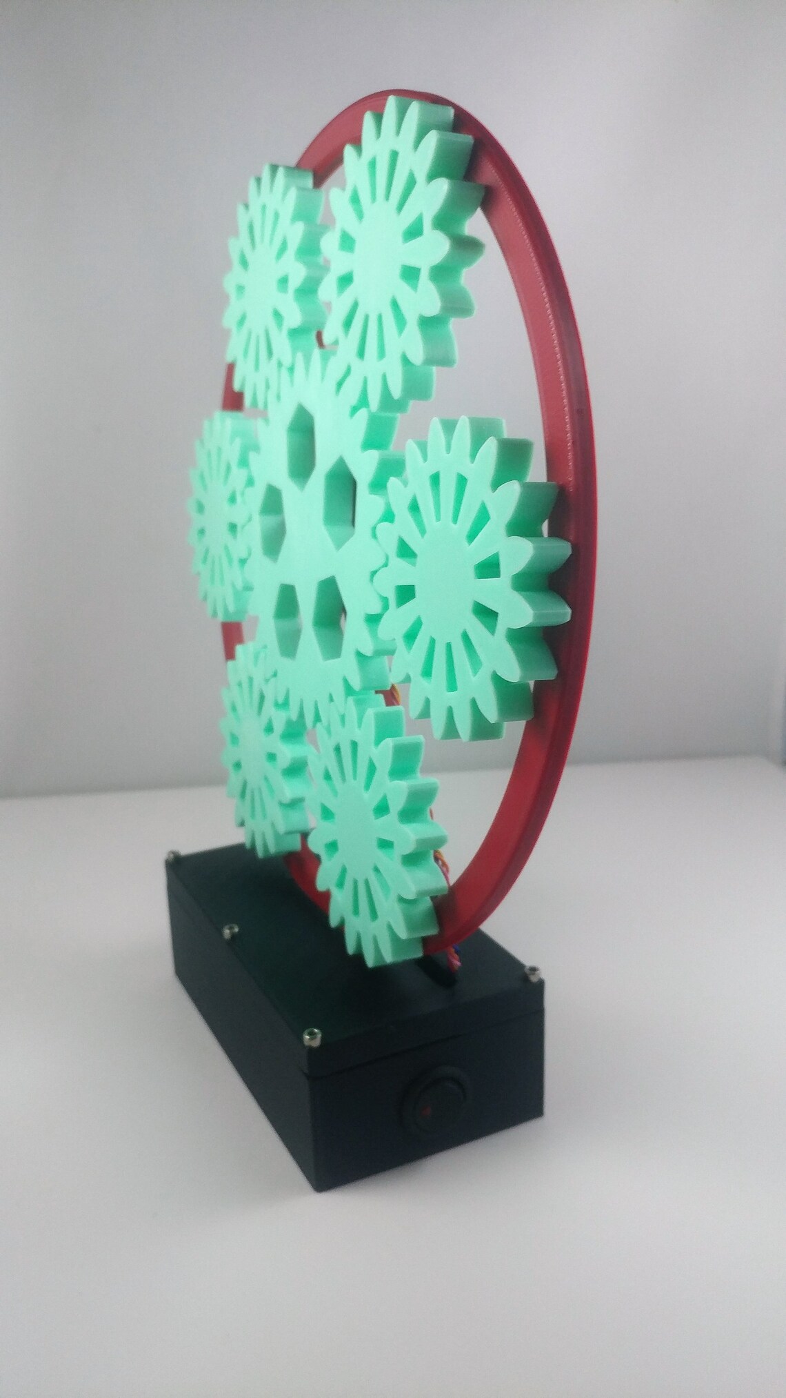 12 Living Gear Desk Art 3D Printed Motorized Gears - Etsy