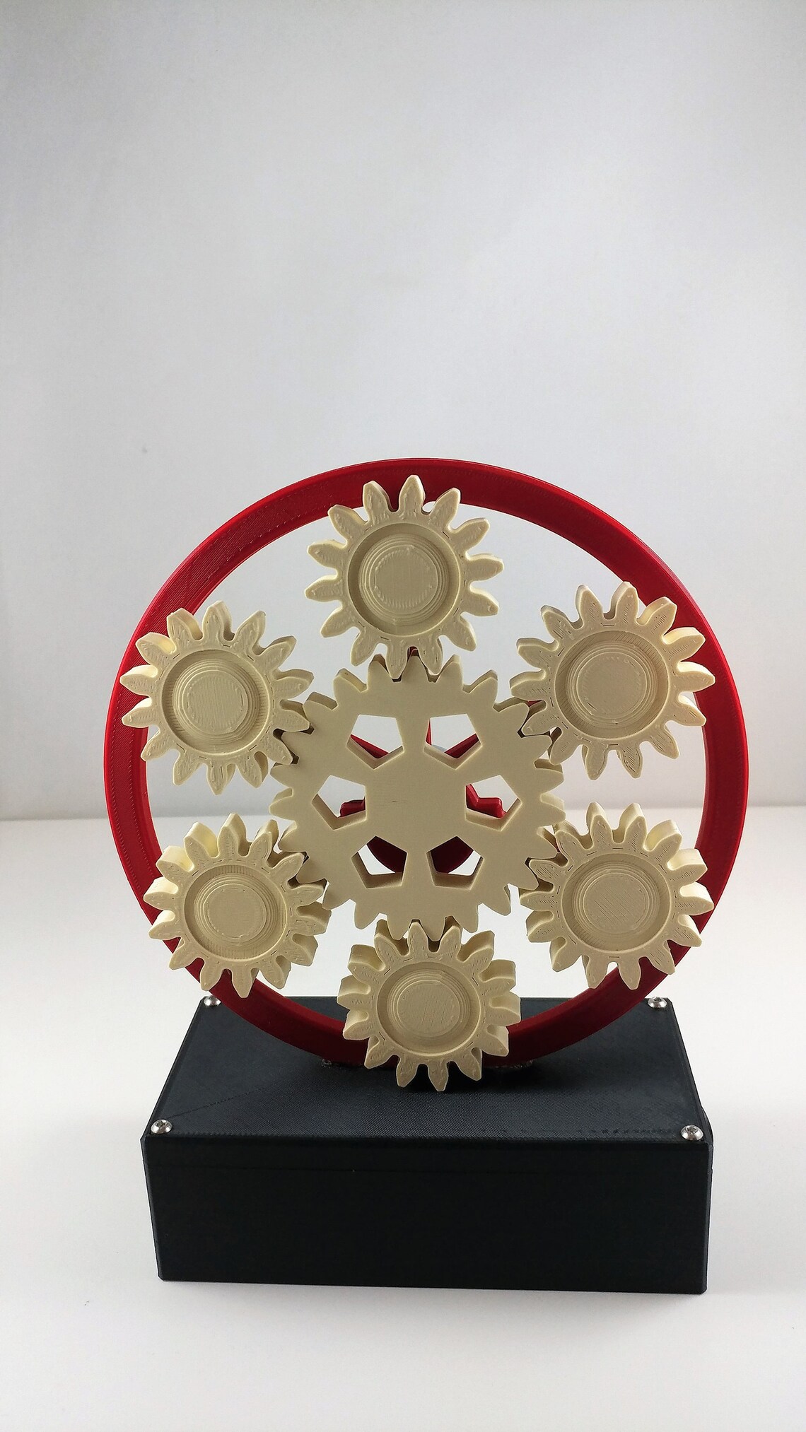 8 Living Gear Desk Art 3D Printed Motorized Gears | Etsy